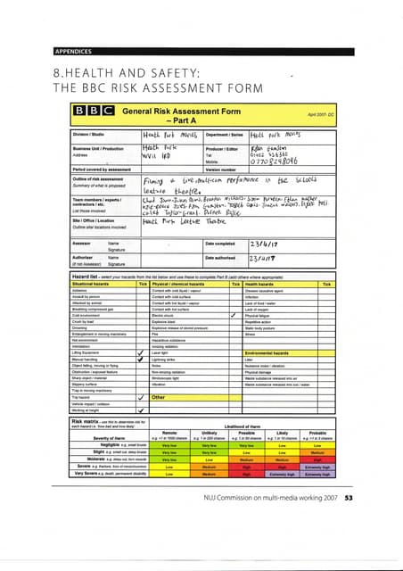 Risk assessment | PDF