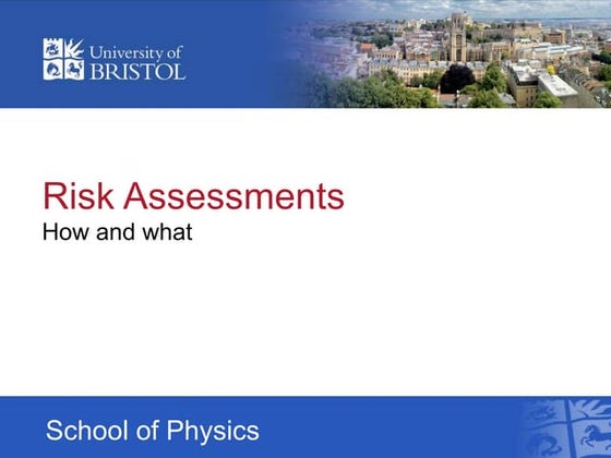 risk assessment | PPT