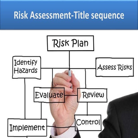 Risk assessment title sequence | PPT