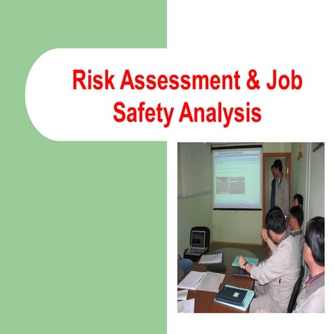 Risk Assessment & Job Safety Analysis | JSA | RA | PDF
