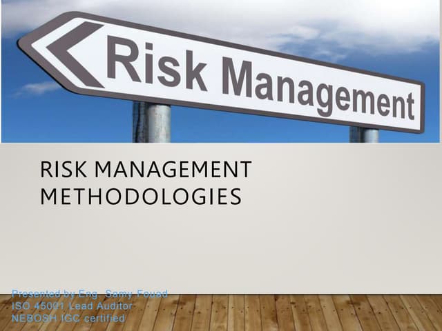 Hazard and risk management | PPTX