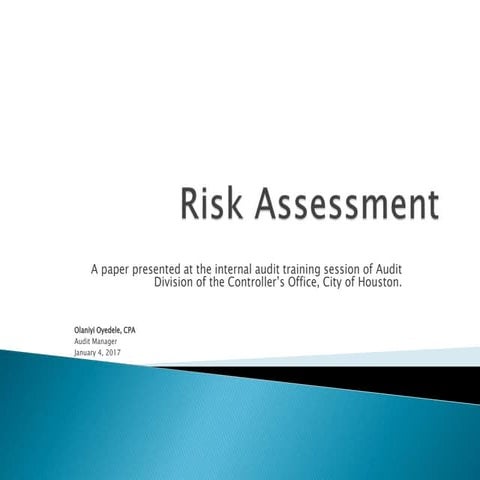 Risk Assessment | PPTX