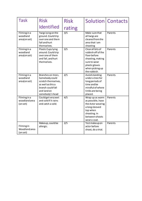 Risk assesment | PPT