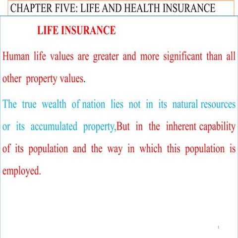 Calculation of premium in life insurance by Dr. Amitabh Mishra | PDF