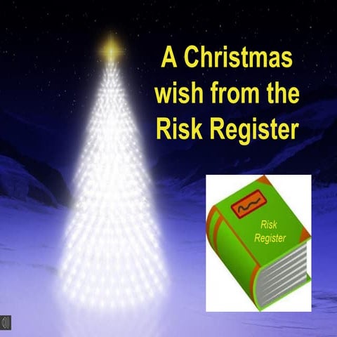 Risk christmas card | PPT