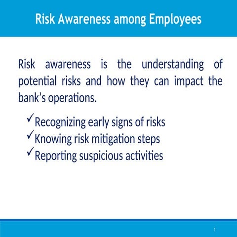 Risk Culture & Risk Awareness among Bank Employees(1).ppt