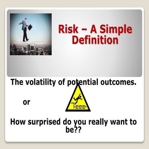 Risk definition | PPTX