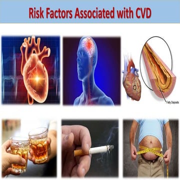 Risk factors associated with cardiovascular disease | PPTX