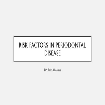 Risk factors in periodontal disease.pptx