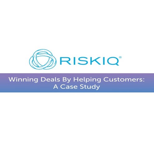 Risk IQ Case Study | PDF