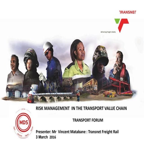Risk management in the transport value chain | PPT