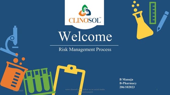 Group 8 risk management risk analysis risk evaluation | PPT