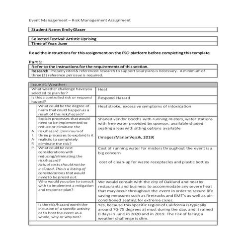 Risk Management | DOCX