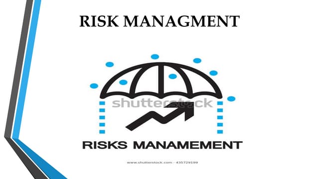 Chapter1 introduction to risk management | PPTX