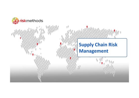 Supply Chain Risk Management - made easy! | PDF
