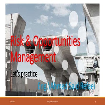 Risk & opportunities management | PPTX