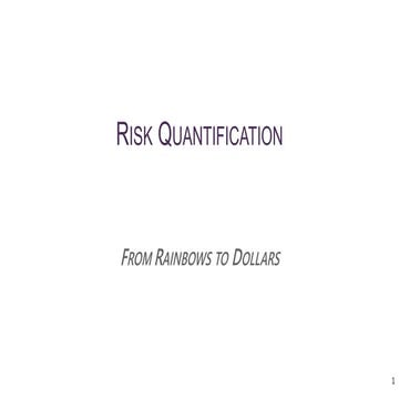 Measuring DDoS Risk using FAIR (Factor Analysis of Information Risk | PPTX