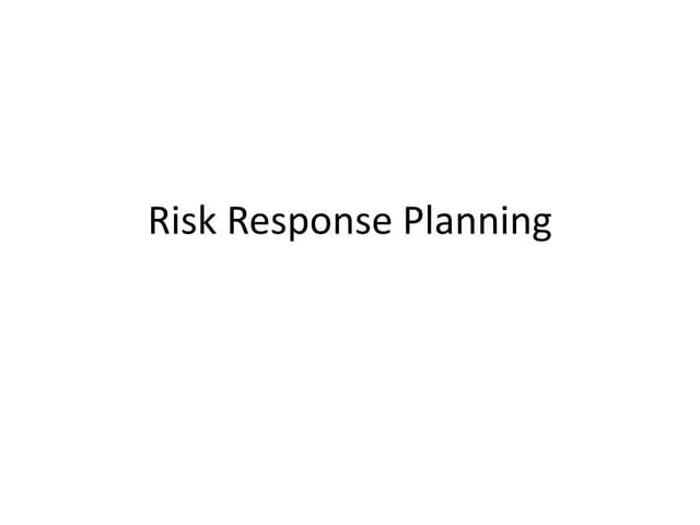 Risk Mitigation, Monitoring and Management Plan (RMMM) | PPTX | Operating Systems | Computer ...