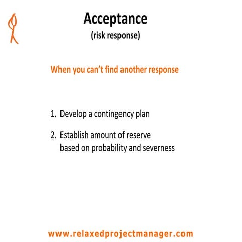 Risk responses acceptance | PPTX