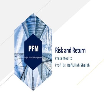 Risk & return | PPT