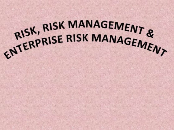 Risk Management | PPTX