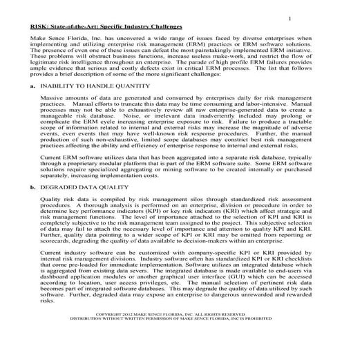 Equipment Criticality Analysis