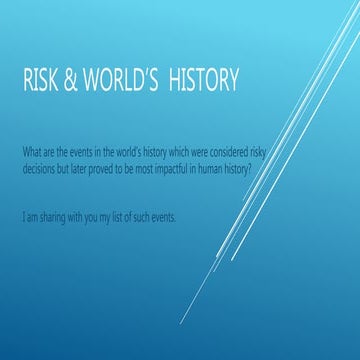 Risk takers | PPT