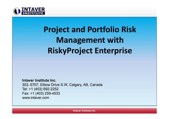 Strategic Risk Management Choices | PPT
