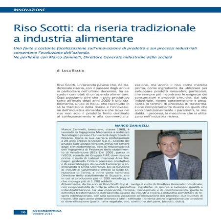 2015-10-07_Riso scotti da riseria tradizionale ad industria alimentare | PDF