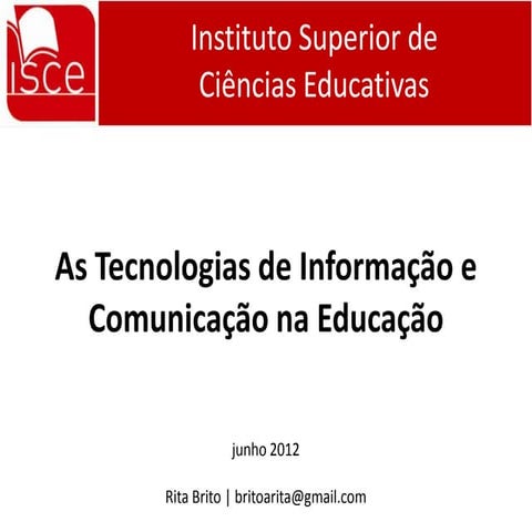 TIC e Educação | PPT