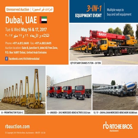 Ritchie Bros Auctioneers - Upcoming Australian Auctions Brochure | PDF