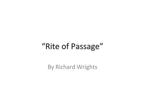 Richard wright | PPTX