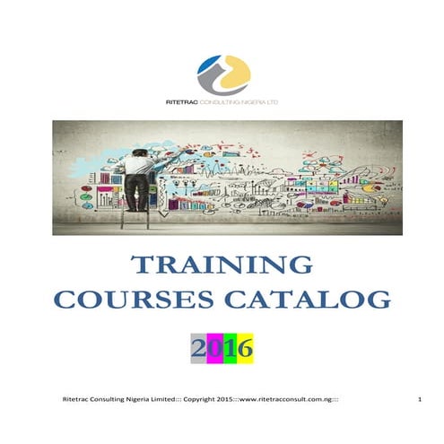 Ritetrac 2016 training catalog | PDF