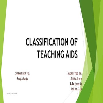 Teaching aids | PPTX