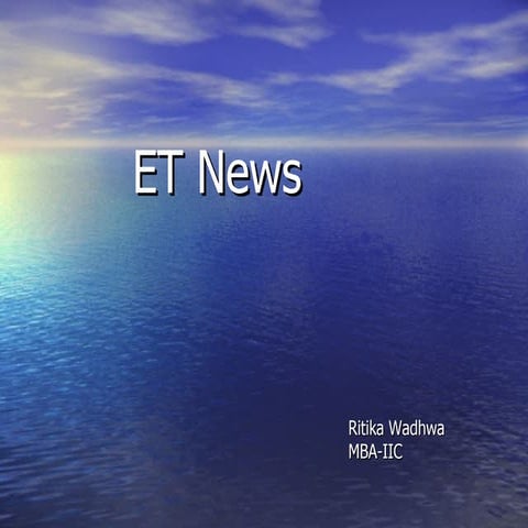 ET News | PPT