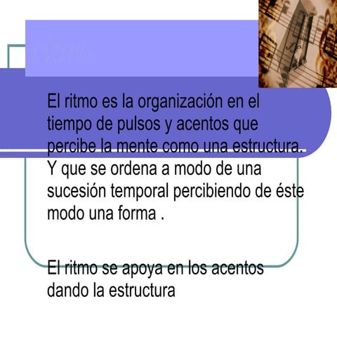 ritmo y compas | PPTX