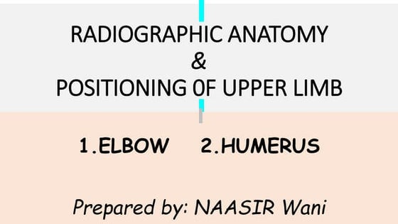 Upper limb radiography | PPT