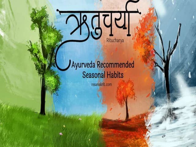 Ritucharya final presentation | PPT