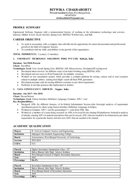 Shruti Panda Resume -Updated | PDF
