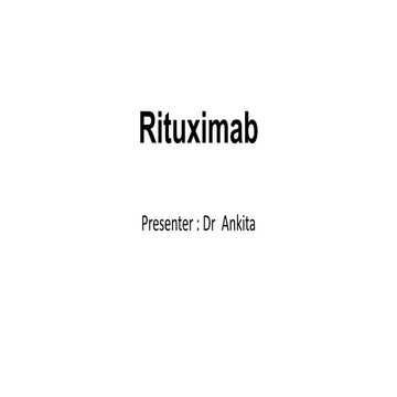 Rituximab.pptx | Blood Disorders | Diseases and Conditions