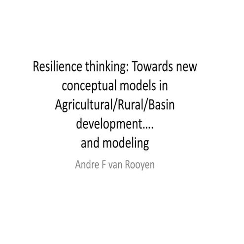 ecological resiliene Presentation | PPTX
