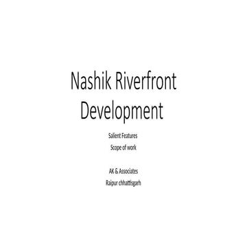 Riverfront Development_nashikcity_landscape | PPTX