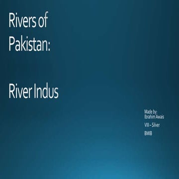 Uses of Rivers | PPT