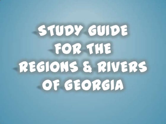 The Five Regions Of Georgia | PPT | Geography | Science
