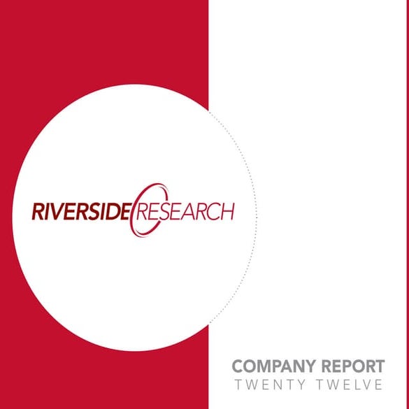 Riverside research company report 2012 - Parag Chitnis recipient of the ...