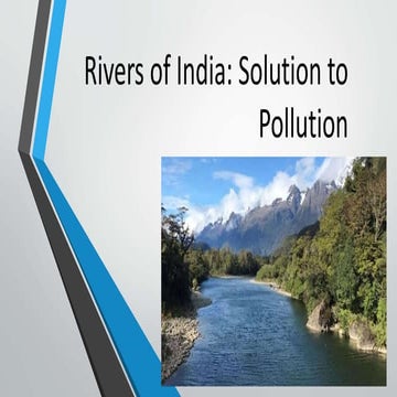 Rivers of india ppt (1) by Bansi Madlani | PPTX