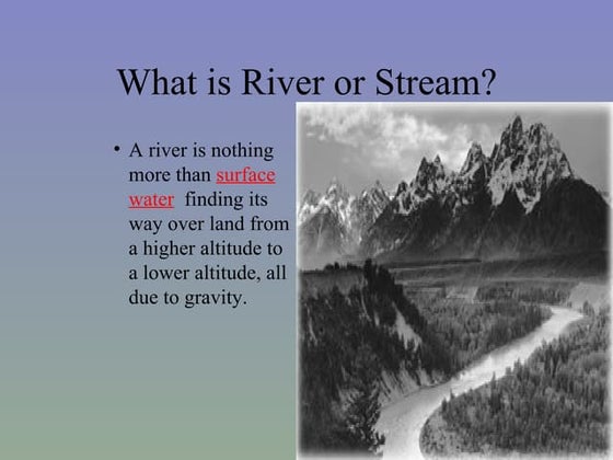 Fluvial Systems - General | PPT