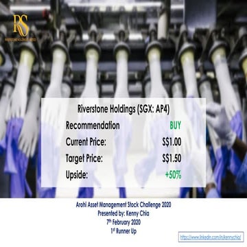Riverstone Holdings Arohi Asset Management Stock Pitch Challenge 2020 | PDF