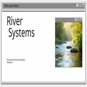 River Systems of Pakistan(Indus river).pptx