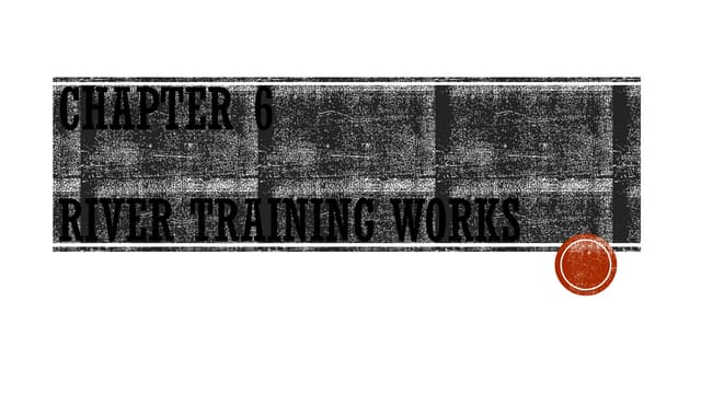 river training work | PDF